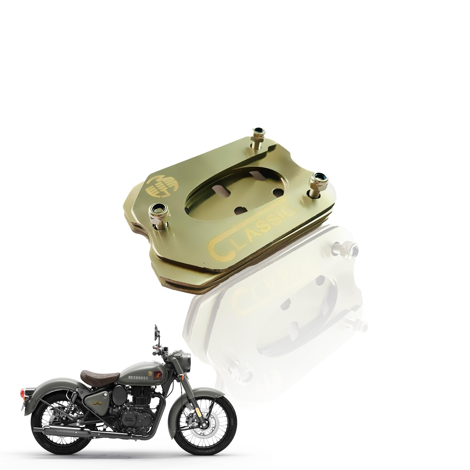 Stainless Steel Side Stand Extender for Classic Reborn 350 | Heavy Dut ...