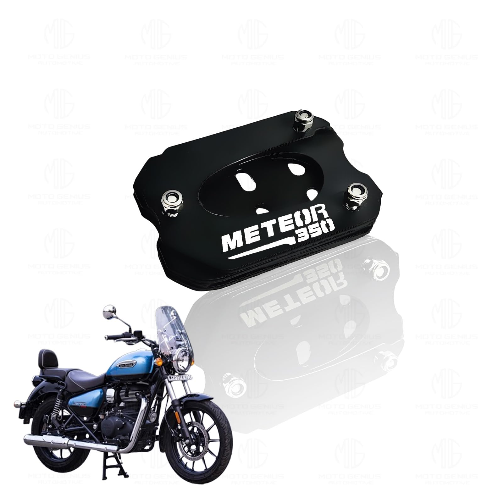 Metal Side Stand Extender for Meteor 350 | Heavy Duty Parking Support ...